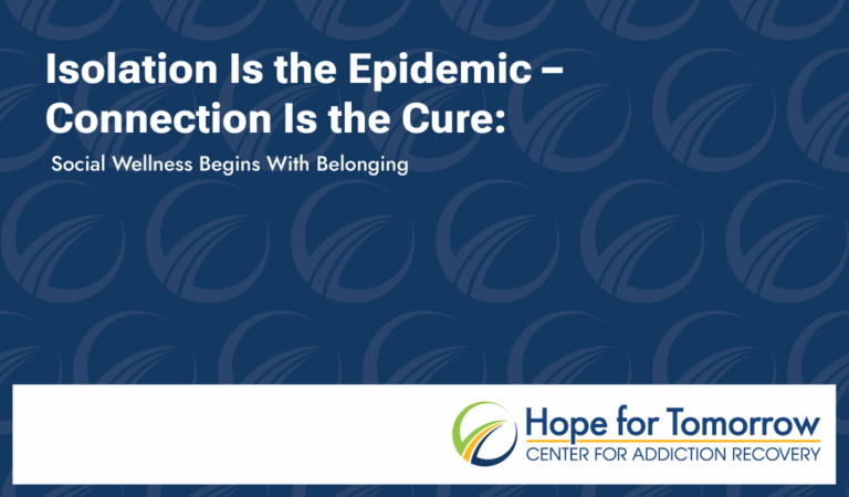 Isolation Is the Epidemic – Connection Is the Cure: Social Wellness ...